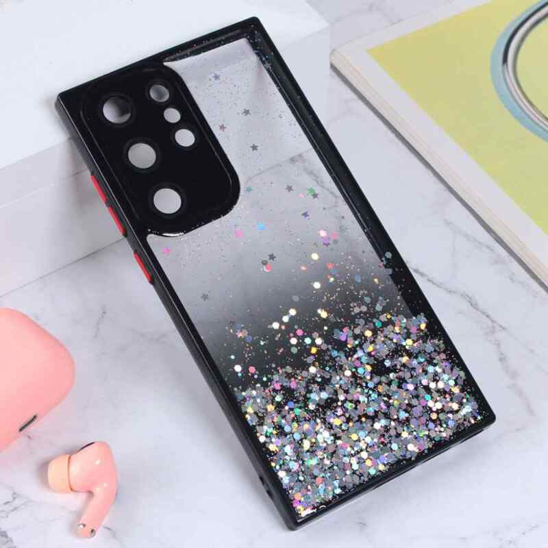 Maska Frame Glitter za Samsung S918B Galaxy S23 Ultra crna