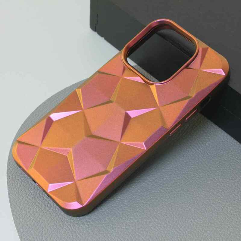 Maska Shiny Diamond za iPhone 15 Pro 6.1 roze