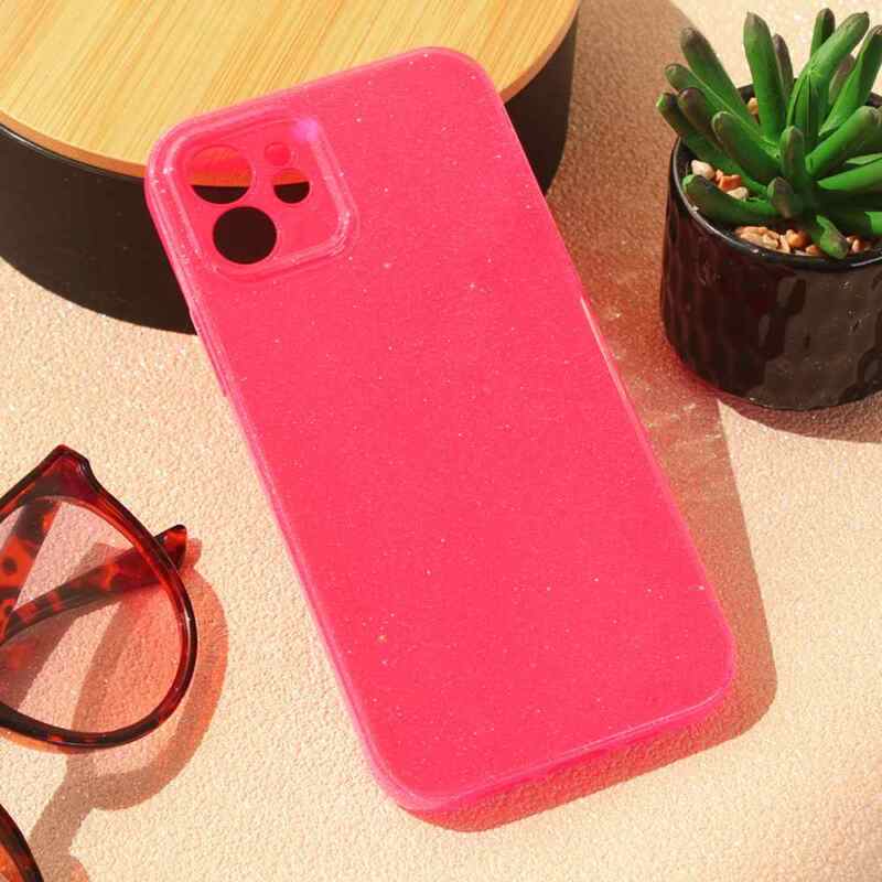 Maska Sparkle Dust za iPhone 12 pink