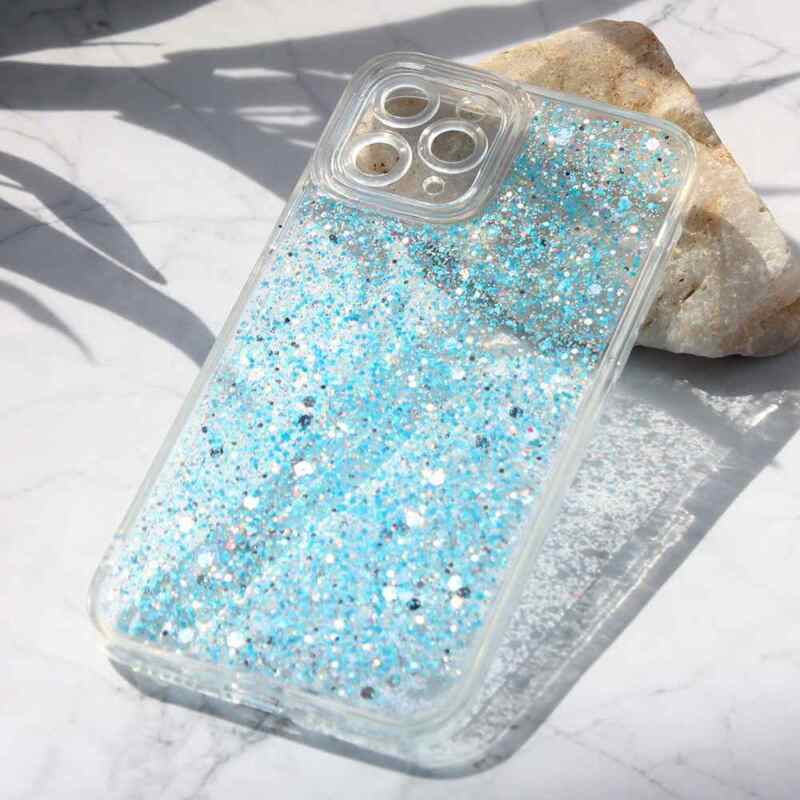 Maska Glitter za iPhone 11 Pro plava