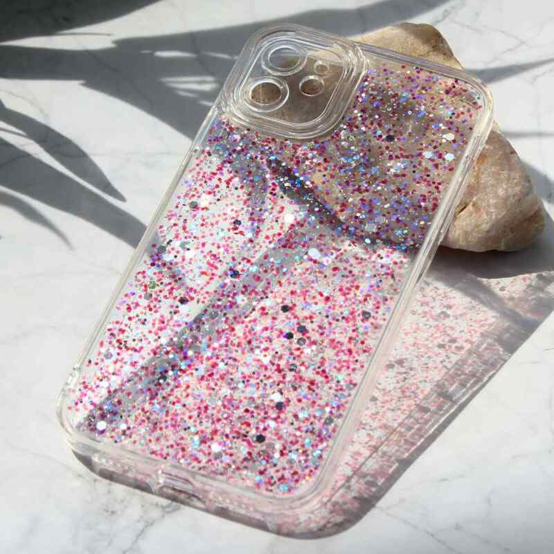 Maska Glitter za iPhone 11 ljubicasta