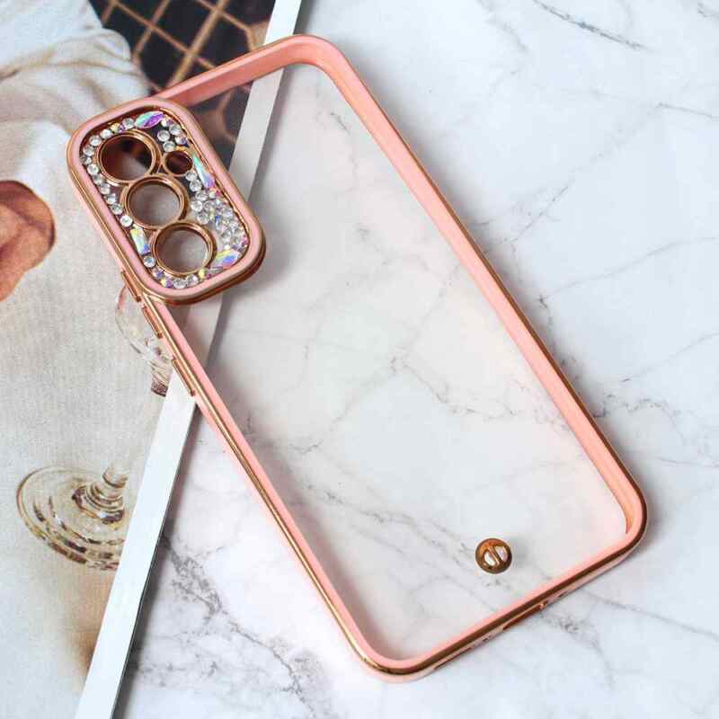 Maska Cirkon Camera za Samsung A346B Galaxy A34 5G roze