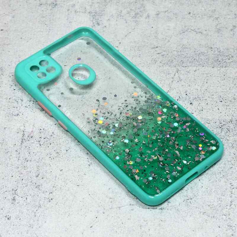 Maska Frame Glitter za Xiaomi Redmi 9C/10A mint