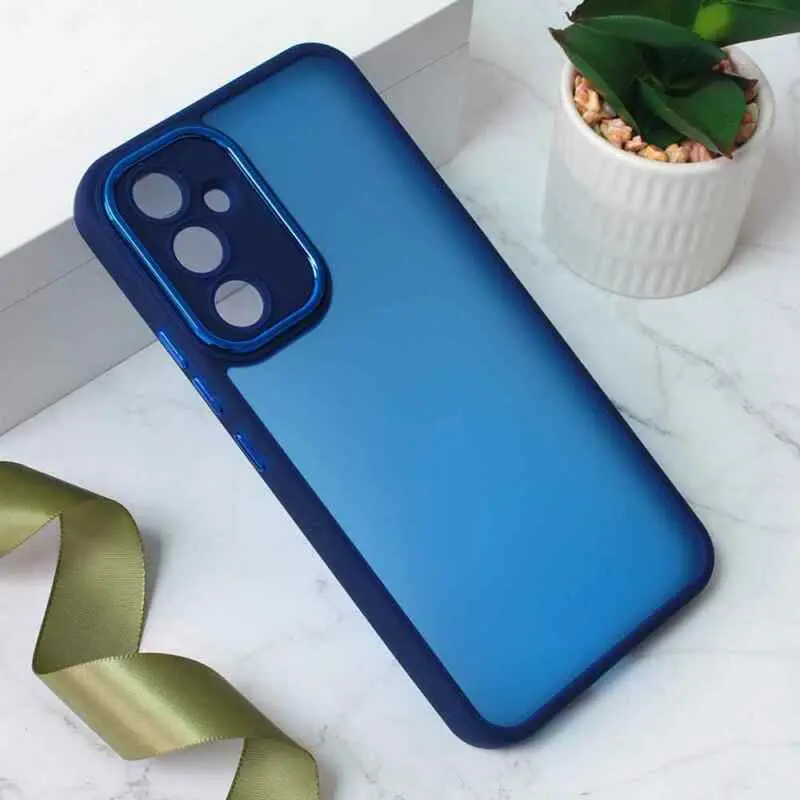 Maska Shining Camera za Samsung A546B Galaxy A54 5G plava
