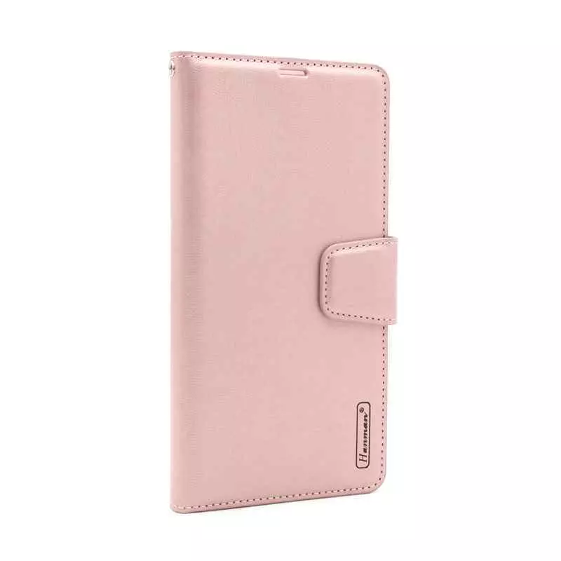 Maska Hanman Canvas za Xiaomi Redmi Note 10 4G/Note 10s roze