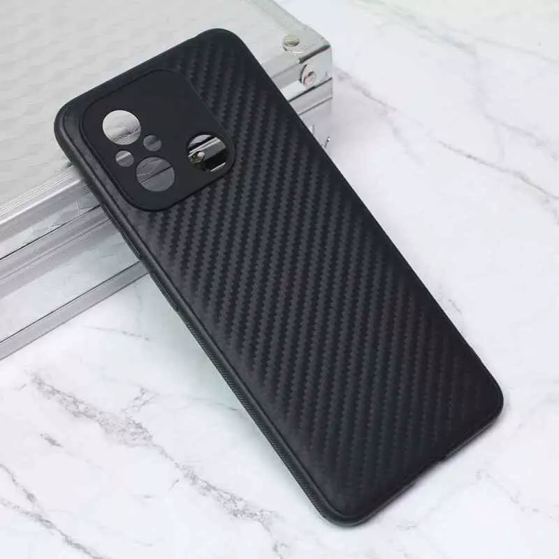 Maska Carbon fiber za Xiaomi Redmi 12C crna