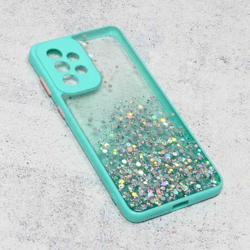 Maska Frame Glitter za Samsung A53 5G mint