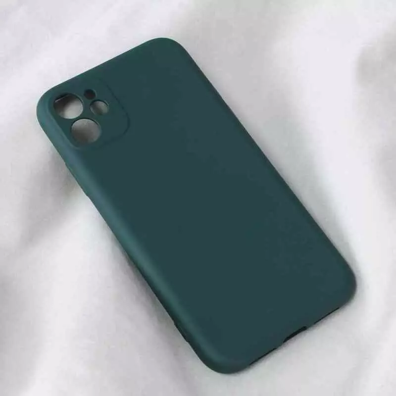 Maska Teracell Soft Velvet za iPhone 11 tamno zelena