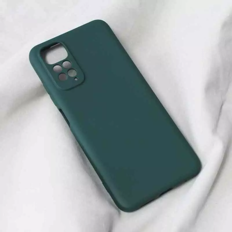 Maska Teracell Soft Velvet za Xiaomi Redmi Note 11/Note 11S tamno zelena