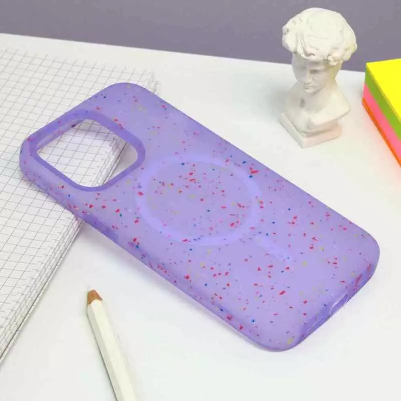 Maska Colorful Magsafe za iPhone 13 Pro ljubicasta