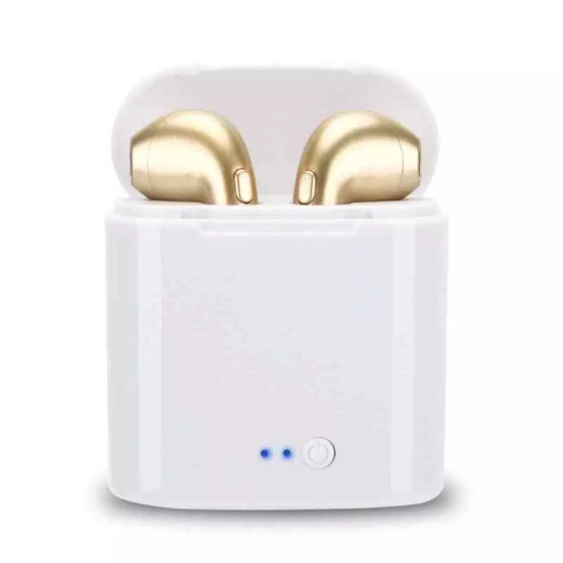 Bluetooth slusalice i7s TWS zlatne HQ