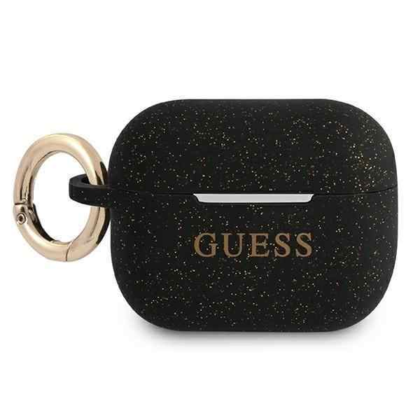 Maska Guess Pro Glitter crna GUAPSGGEK