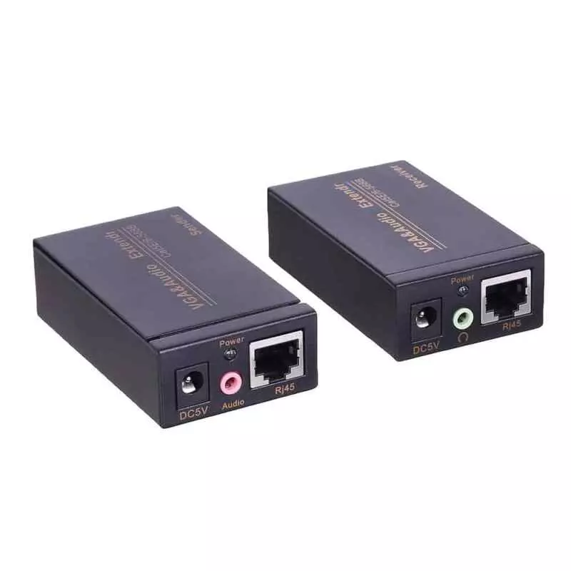 Adapter VGA na RJ45 Signal extender JWD-SP05 100m