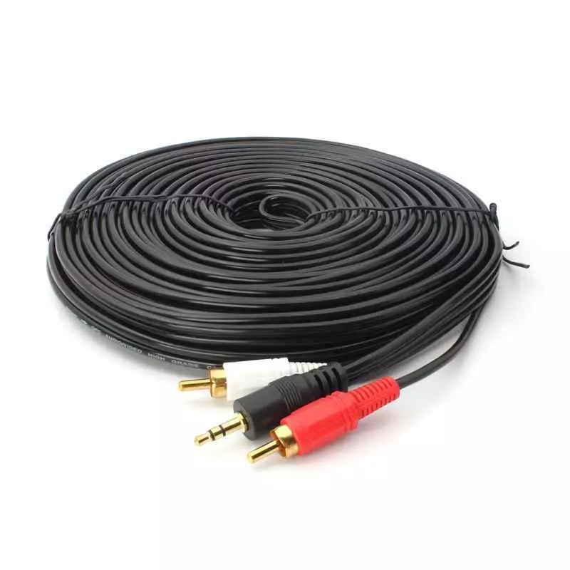 Kabl 2 RCA M na 3.5mm stereo M JWD-AUDIO4 15m DC3.5 na 2RCA