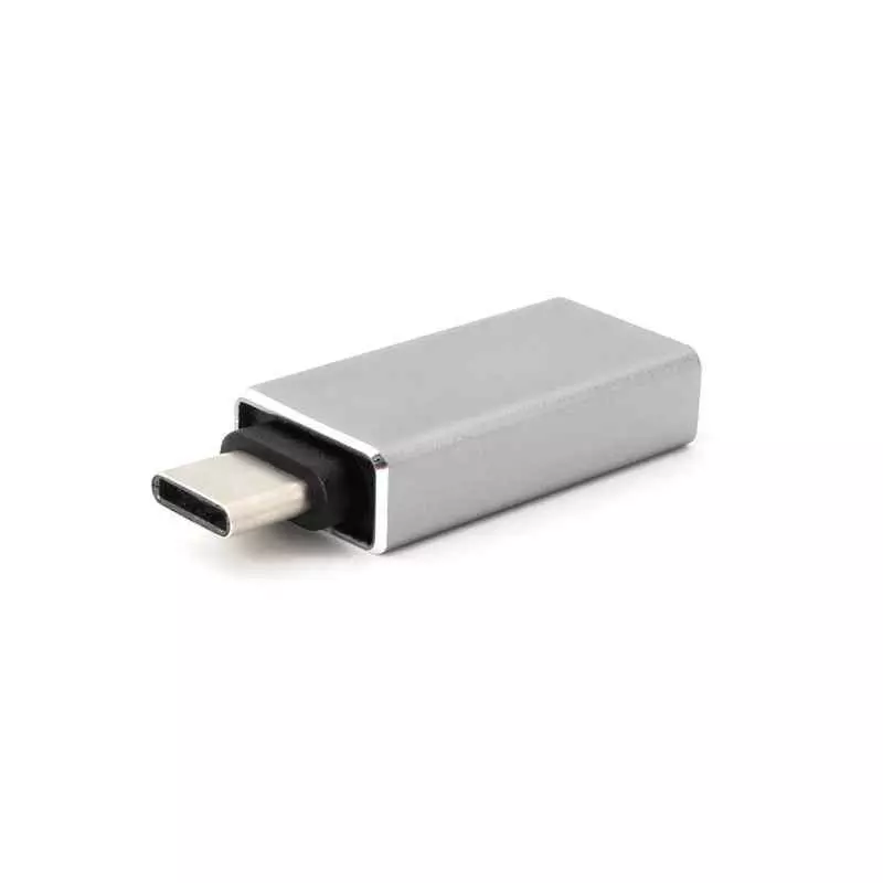 Adapter USB 3.0 Z na TYPE C M JWD-AD76 sivi