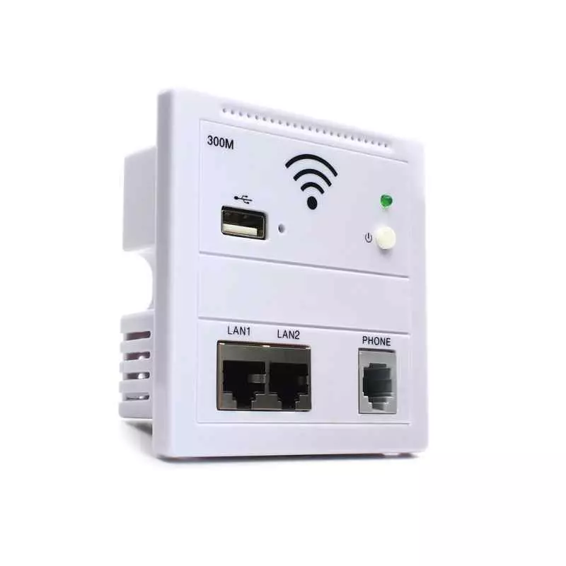 Zidna uticnica Bežični Router LAN USB POE Type