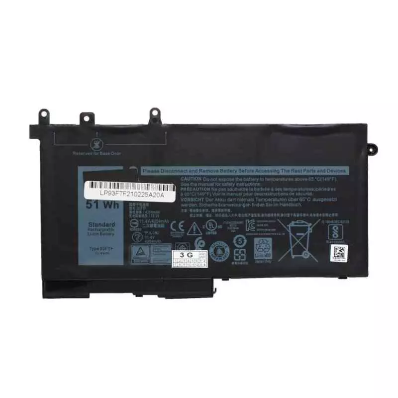 Baterija za laptop Dell Latitude E5280,E5580,E5590 93FTF