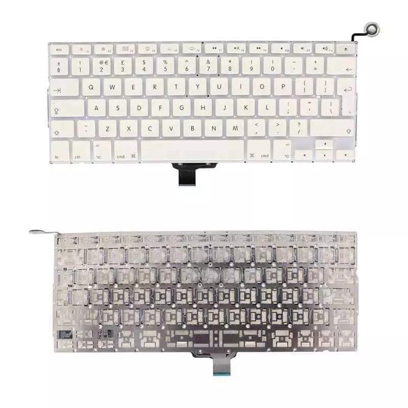 Tastatura za laptop Apple Macbook A1342 UK bela