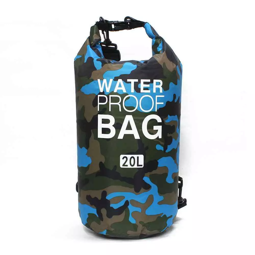 Vodootporna suva torba EL1 20L army plava