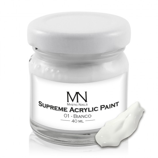 Supreme Akrilna boja - no.01. Bianco - 40 ml