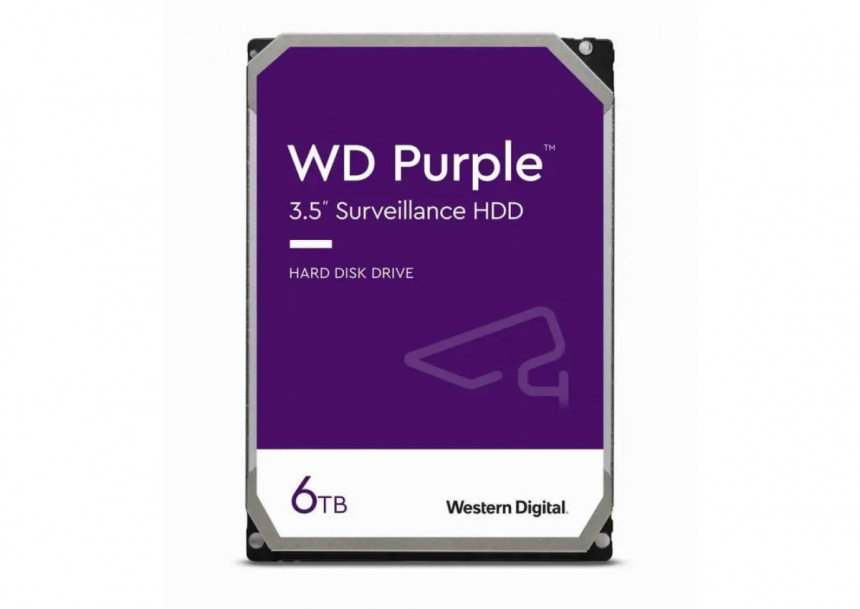 WD HDD Purple 6TB (WD62PURX-64B2MY0)