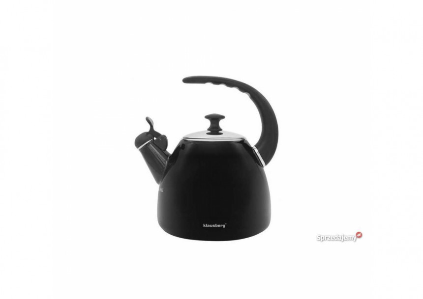 KLAUSBERG KB7403 ČAJNIK SA ZVIŽDUKOM CRNI 2,8L