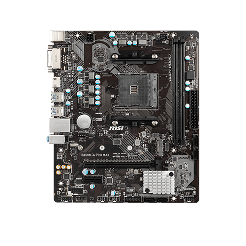 MSI B450M-A PRO MAX - AMD B450 Matična ploča Socket AM4 Ryzen, HDMI, M.2, USB 3.2 Gen1, Micro ATX