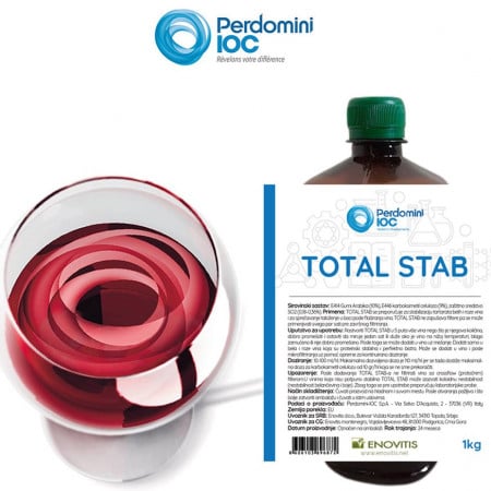 Sredstvo za stabilizaciju vina TOTAL STAB, Perdomini IOC 1kg