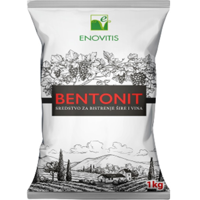 Sredstvo za bistrenje vina Bentonit 1kg