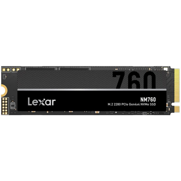 LEXAR NM760 1TB High Speed PCIe Gen 4x4, M.2 NVMe, up to 5300 MBs read and 4500 MBs write ( LNM760X001T-RNNNG )