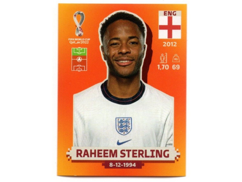 ENG.19 - Raheem STERLING - PANINI FWC Qatar 2022