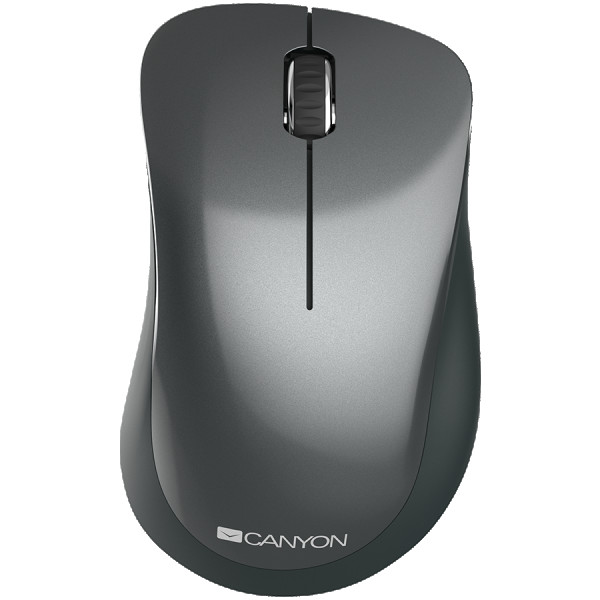 CANYON MW-11, 2.4 GHz Wireless mouse,with 3 buttons, DPI 1200, Battery:AAA*2pcs,Black,67*109*38mm,0.063kg ( CNE-CMSW11B )