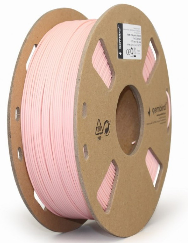 3DP-PLA-01-MTP Mat PLA Filament za 3D stampac 1.75mm, kotur 1KG, Pink