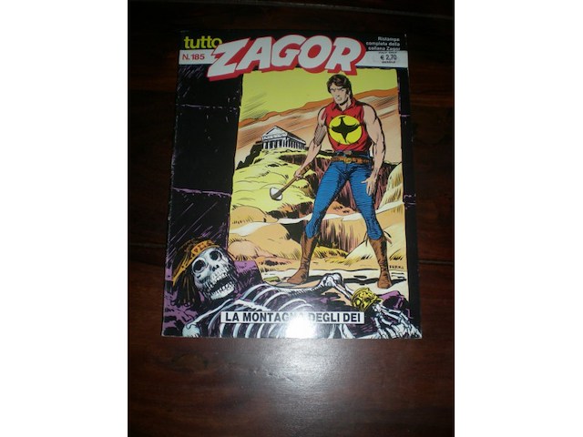 ZAGOR TUTTO 185 LA  MONTAGNA  DEGLI  DEI*