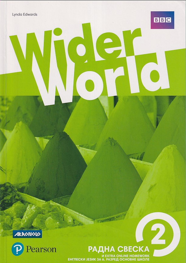 WIDER WORLD 2 – RADNA SVESKA iz engleskog jezika za 6. razred osnovne škole (Akronolo)