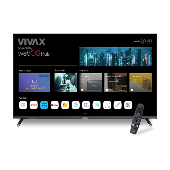 Televizor Vivax 50S60WO, 50'' (127 cm), 3840 x 2160 4K, Smart