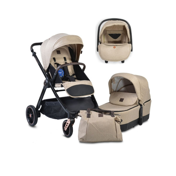 Kolica za bebe MACAN 3U1, Cangaroo, Beige