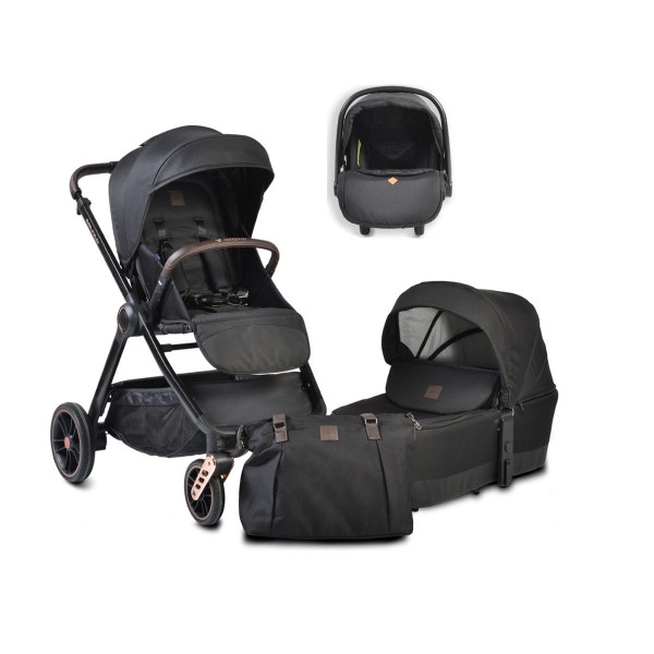 Kolica za bebe MACAN 3U1, Cangaroo, Black