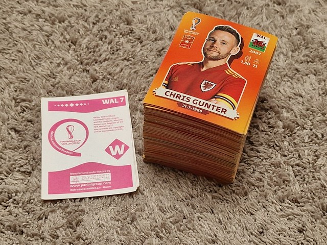 Sličice Fifa 2022 Qatar Panini na komad