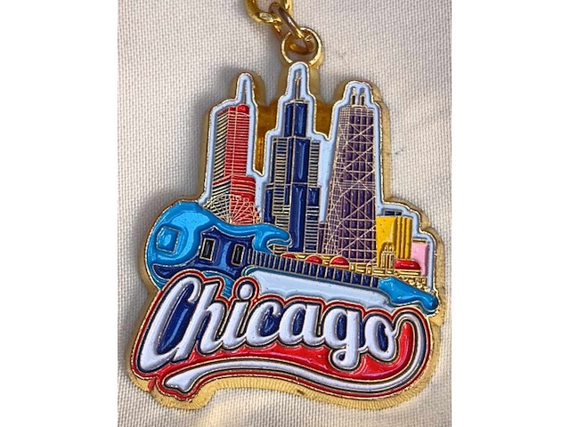 Čikago Chicago privezak za ključeve