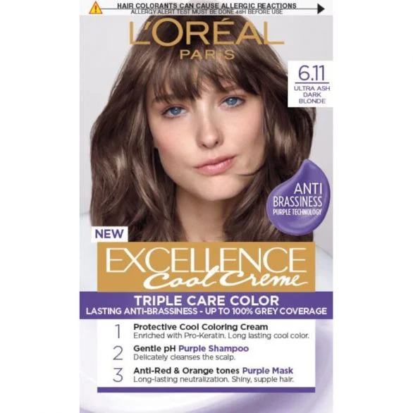 Loreal Excellence Cool Cream farba za kosu 6.11