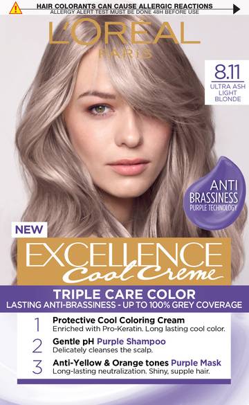 Loreal Excellence Cool Cream farba za kosu 8.11