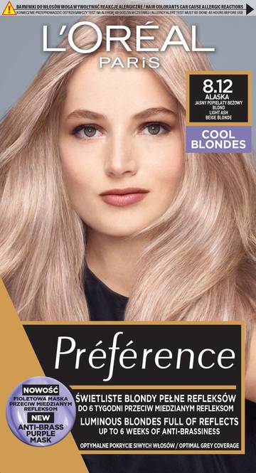 Loreal Preference farba za kosu 8.12