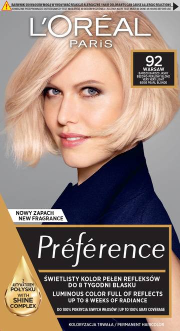 Loreal Preference farba za kosu 92