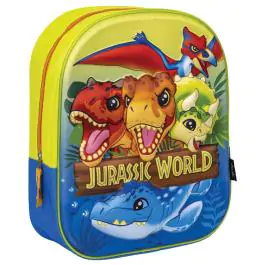 Ranac predškolski 3D Jurassic Park Cerda žuto-plavi