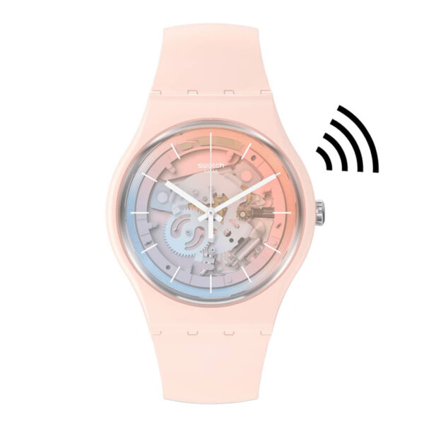 Swatch SO32P103-5300 Fleetingly Pink Pay