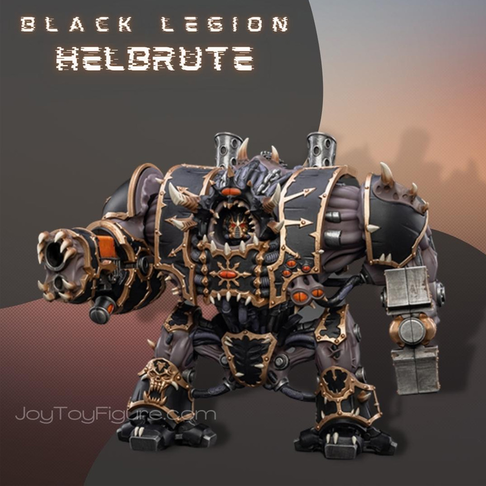 Warhammer 40k Action Figure 1/18 Black Legion Helbrute (20 cm)
