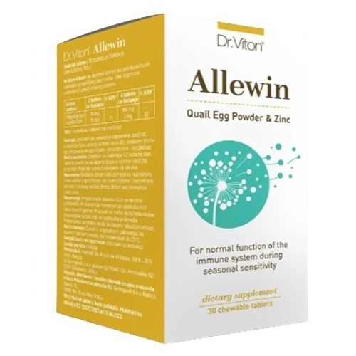 Dr. Viton Allewin 30 tableta za žvakanje kod alergija