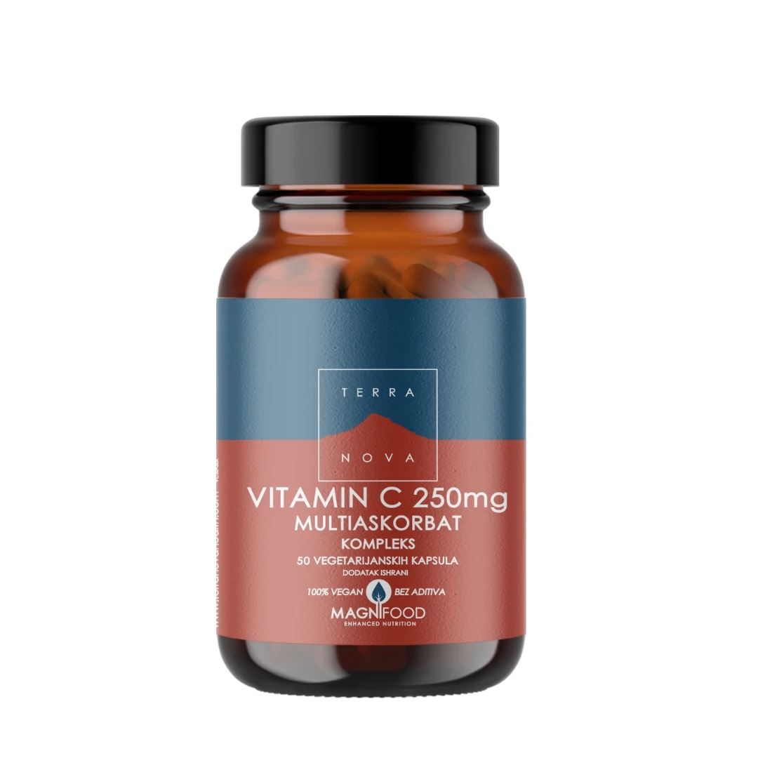 TerraNova VITAMIN C MULTIASKORBAT Kompleks 250 mg 50 Kapsula sa Acerolom