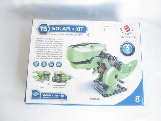 3 IN 1 T3 SOLAR KIT DINOSAURUS